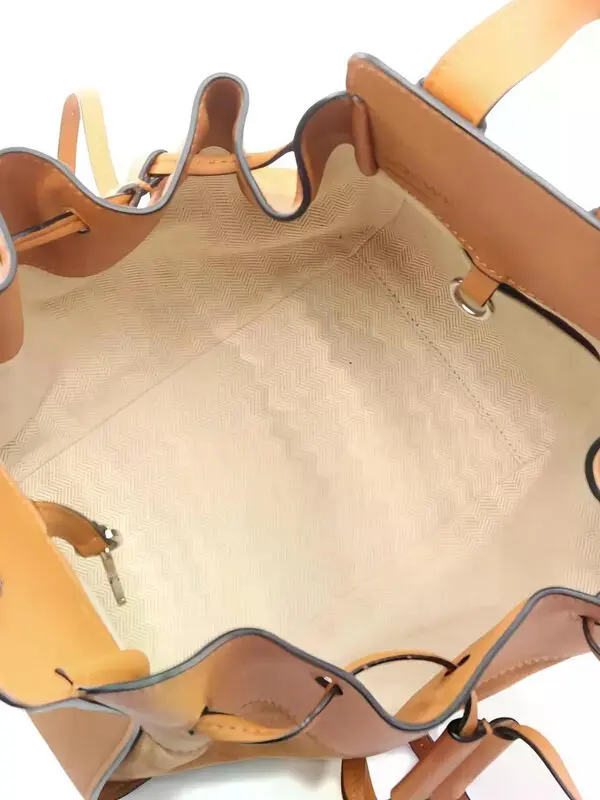 Loewe 2010s Small Hammock Drawstring Tote Bag - Brown