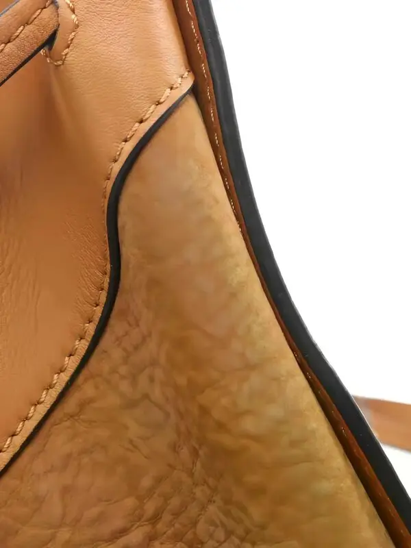 Loewe 2010s Small Hammock Drawstring Tote Bag - Brown