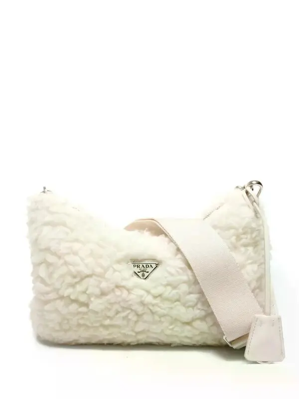 Prada Wool Shoulder Bag