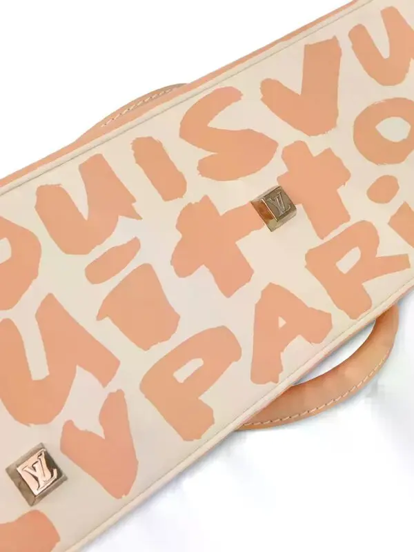 LOUIS VUITTON 2001 Alma Graffiti Tote - Neutrals