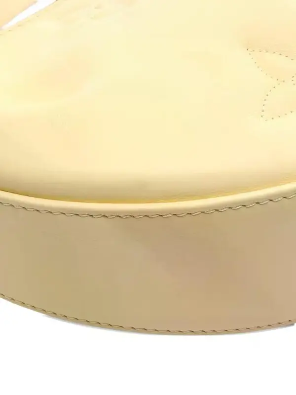 LOUIS VUITTON 2010s Bubble Chain Leather Shoulder Bag - Neutrals
