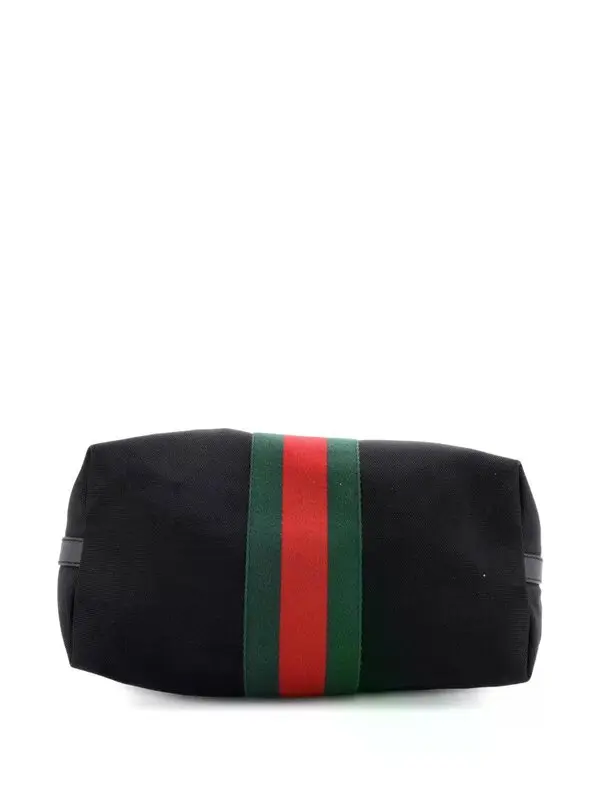 Gucci Web Zip Techno Canvas Medium Tote Bag