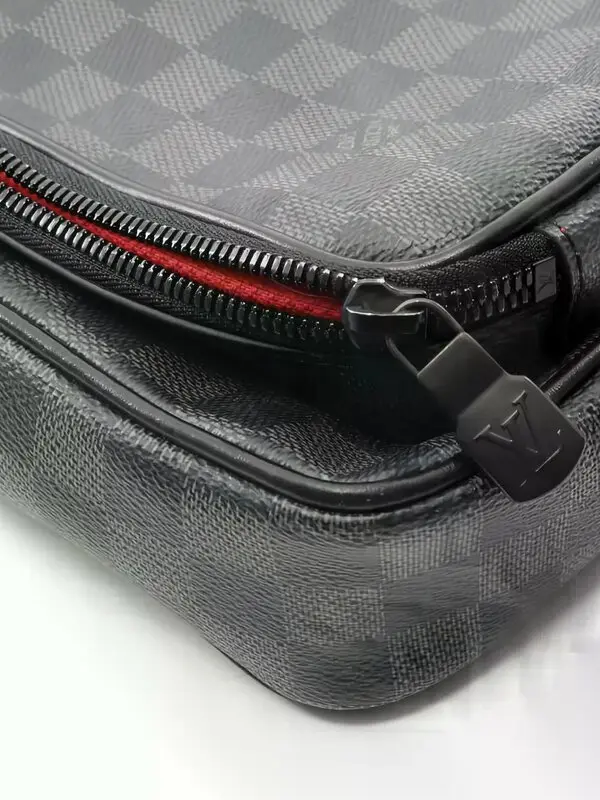 LOUIS VUITTON Damier Leather Briefcase