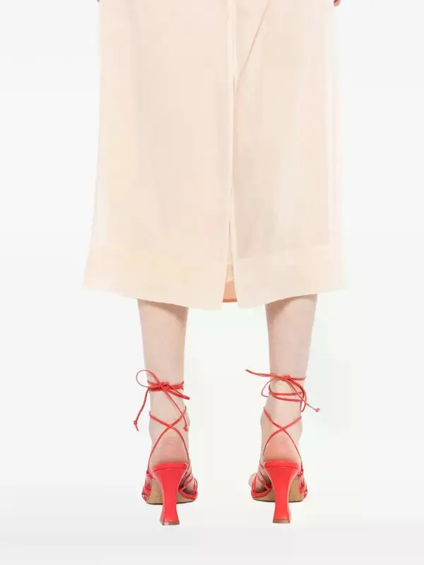 LESS Silk Midi Skirt
