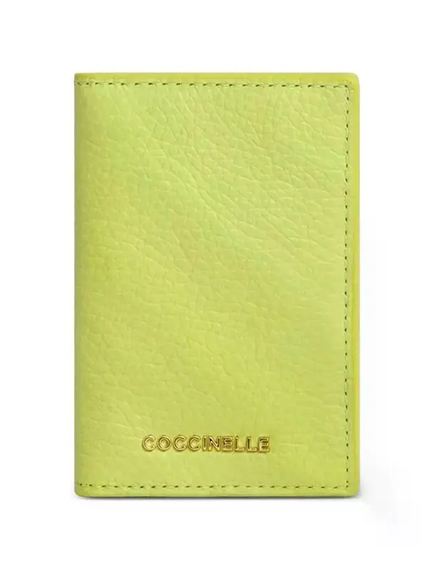 COCCINELLE Logo-appeliqué Wallet - Yellow
