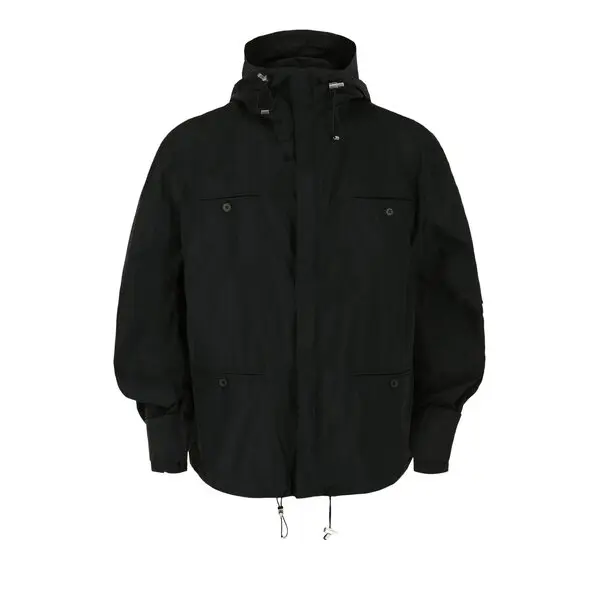 FERRAGAMO Hooded Windbreaker Jacket