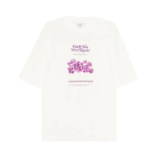 Vetements Graphic T-shirt - White