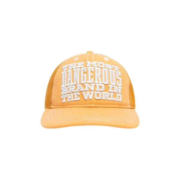 DENIM TEARS Most Dangerous Brand' Cap - Orange