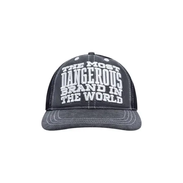 DENIM TEARS Most Dangerous Brand Cap - Black