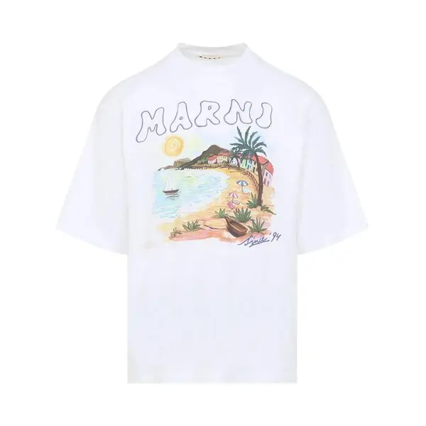 Marni Printed T-shirt - White