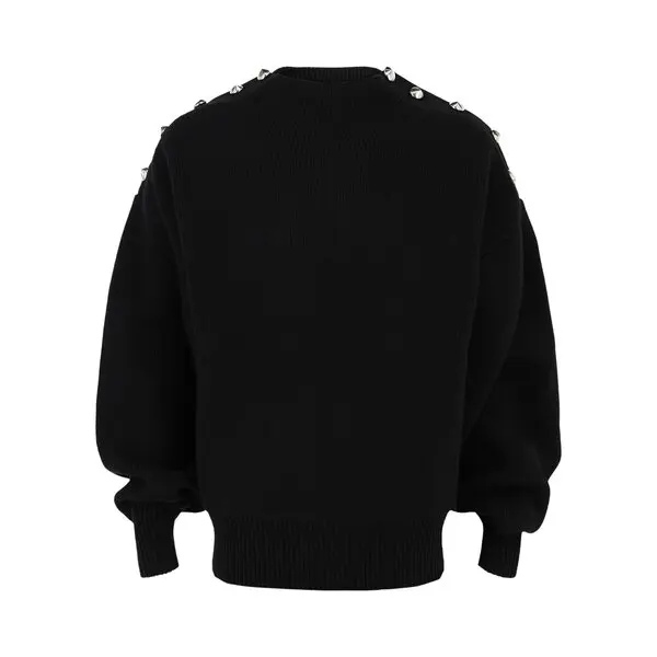 FERRAGAMO Cable Knit Sweater With Metal Buttons