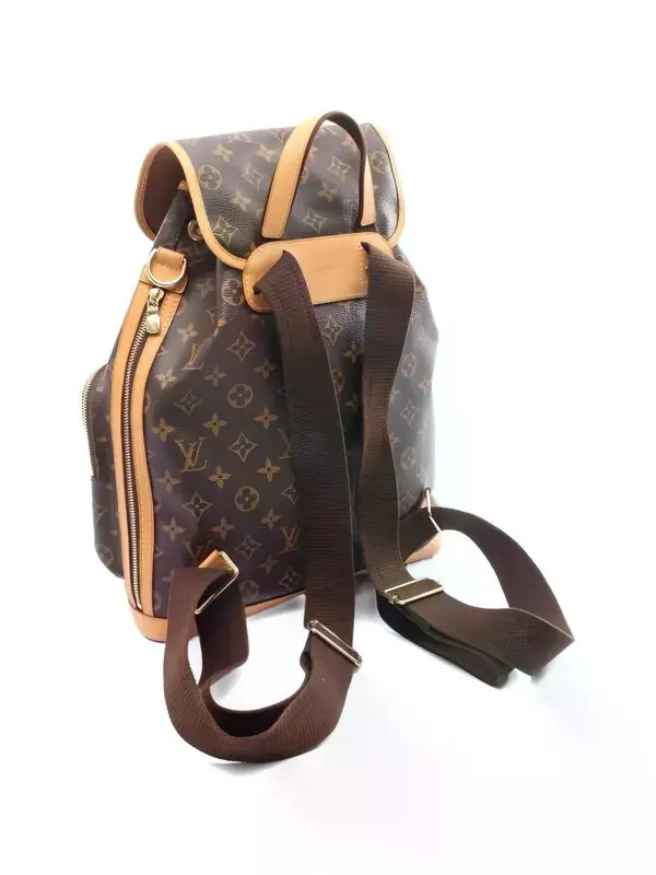 LOUIS VUITTON 2016 Sac Ad Bosforo Monogram Flap Backpack - Brown