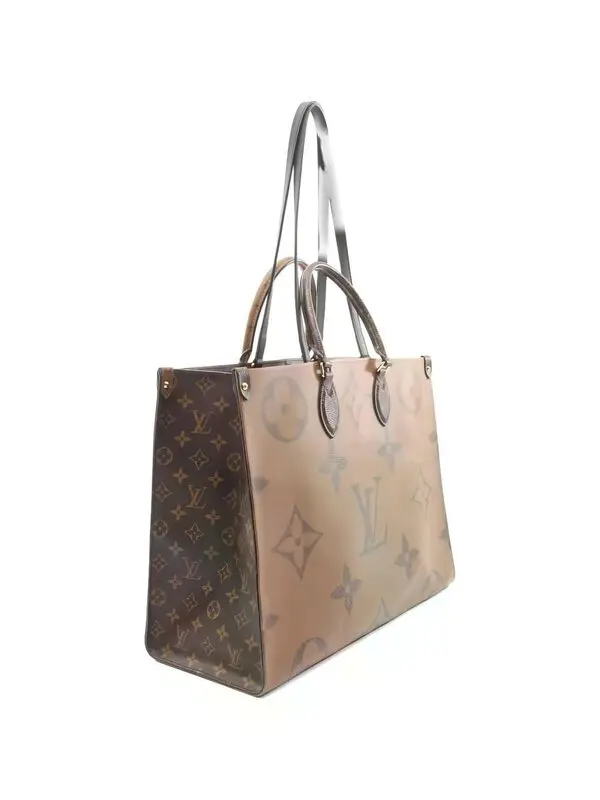 LOUIS VUITTON 2020 On The Go Monogram Gm Tote Bag - Brown