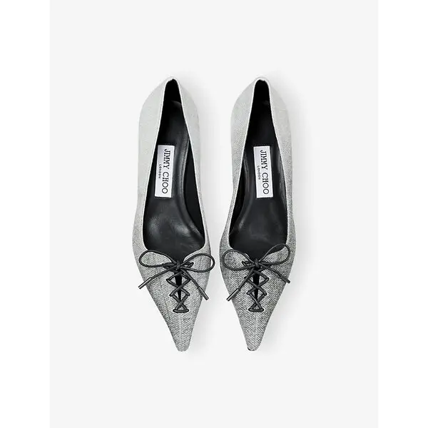 JIMMY CHOO Scarlett 50 Denim Pumps