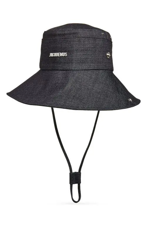 Jacquemus Le Bob De Nîmes Bucket Hat - Navy 380