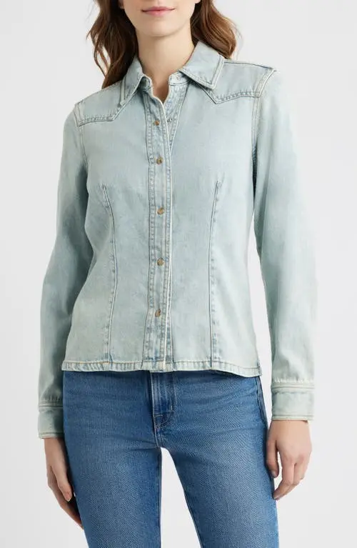 Rails Taina Denim Snap-up Western Shirt
