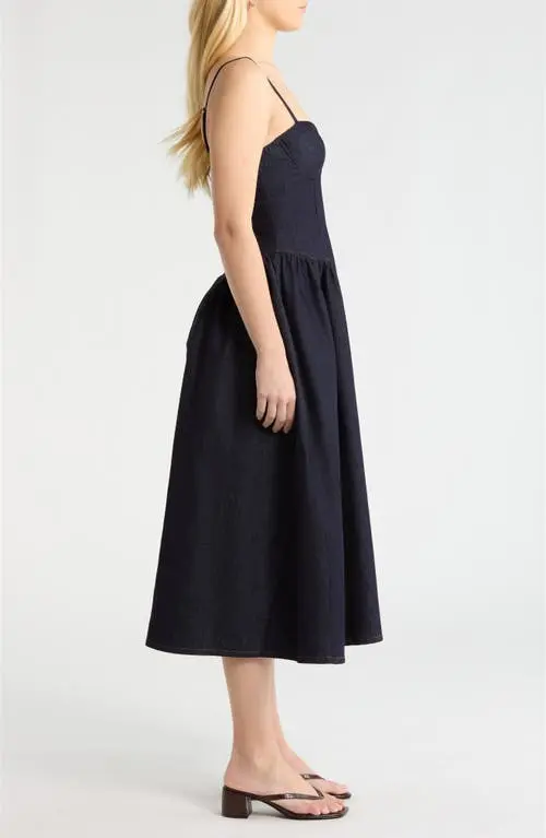 Astr The Label Margaux Denim Dress