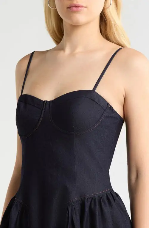 Astr The Label Margaux Denim Dress