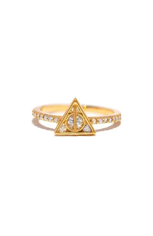 GIRLS CREW X Harry Potter™ Deathly Hallows Ring - Gold