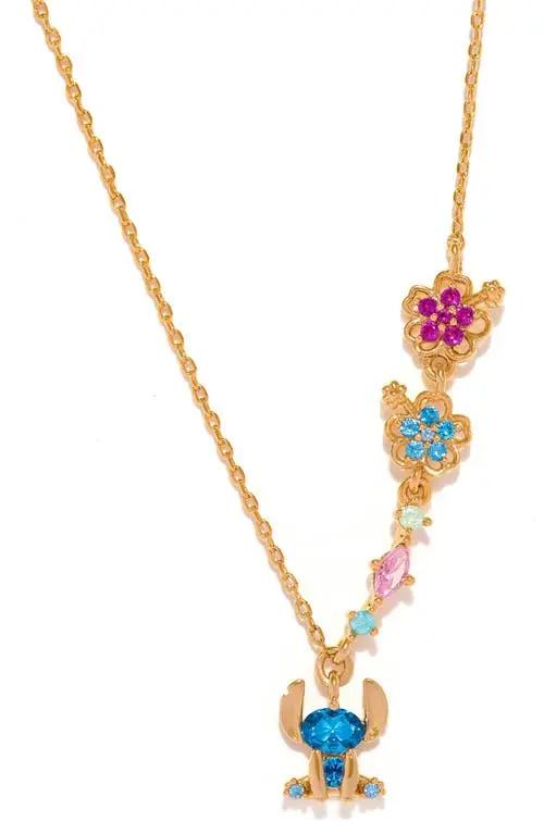 GIRLS CREW X Disney Stitch Pendant Necklace - Gold