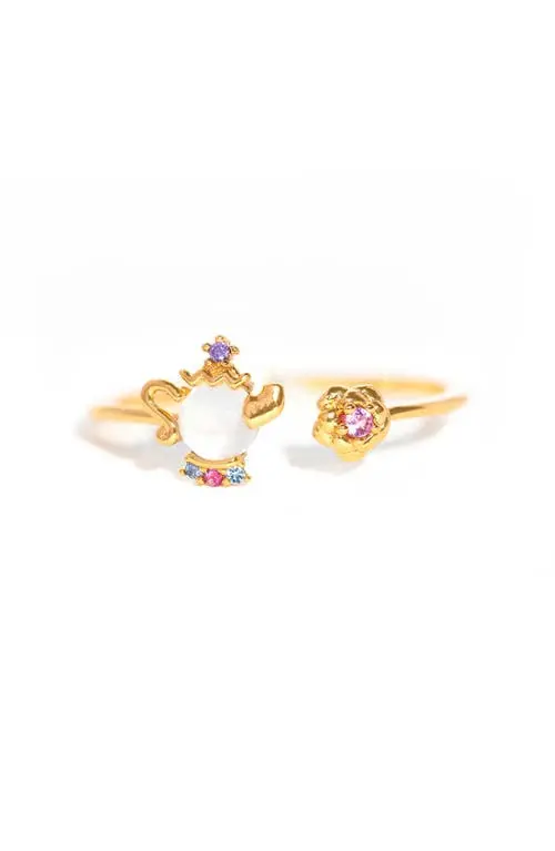 GIRLS CREW X Disney Beauty And The Beast Mrs. Potts Ring - Gold