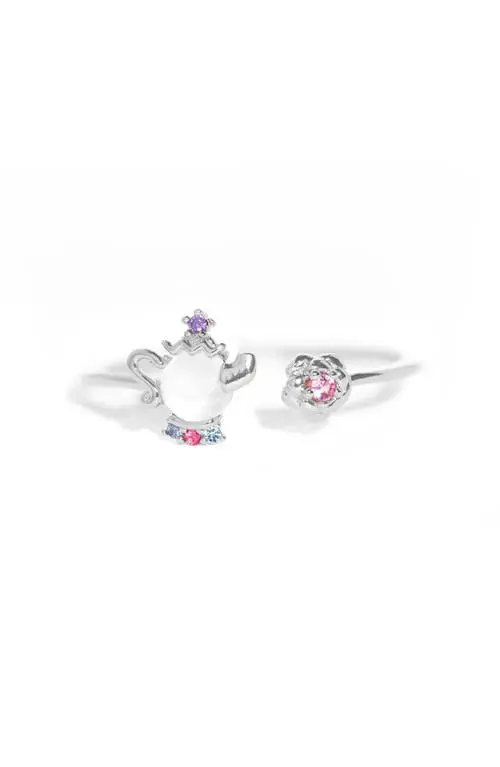 GIRLS CREW X Disney Beauty And The Beast Mrs. Potts Ring - Silver