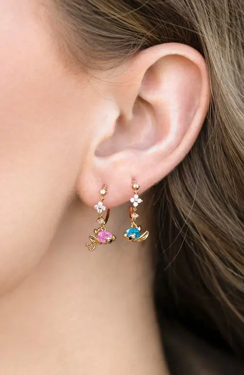 GIRLS CREW X Disney Love Experiment Hoop Earrings - Gold