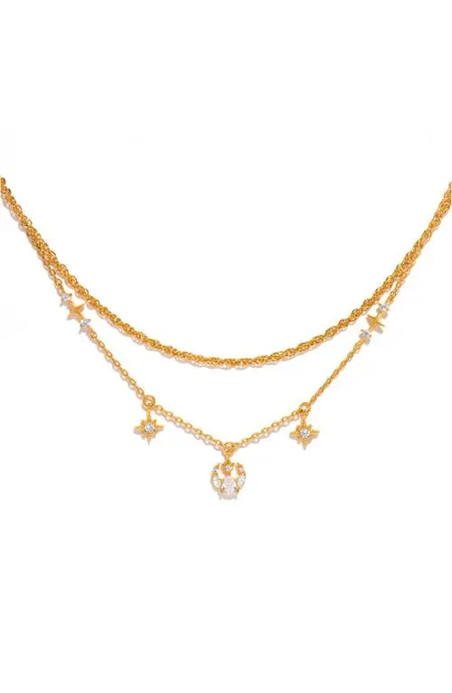 GIRLS CREW Star Wars Rebel Alliance Charm Necklace - Gold