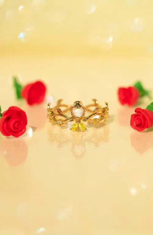 GIRLS CREW X Disney Beauty And The Beast Belle Ring - Gold