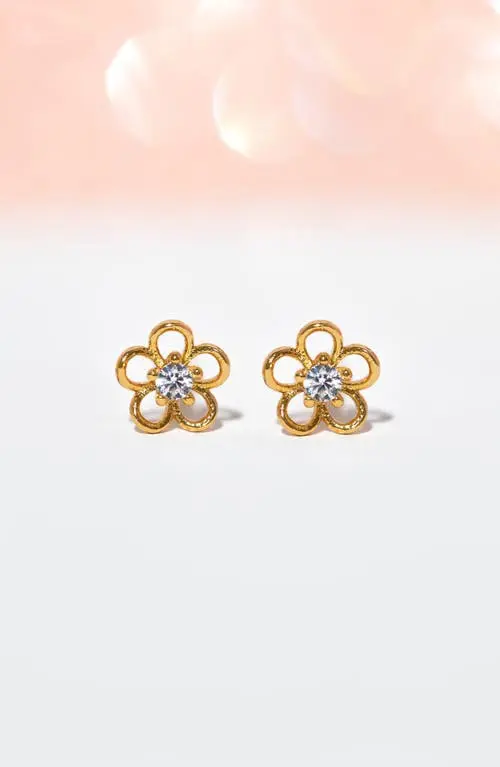 GIRLS CREW Teeny Tiny Flower Stud Earrings