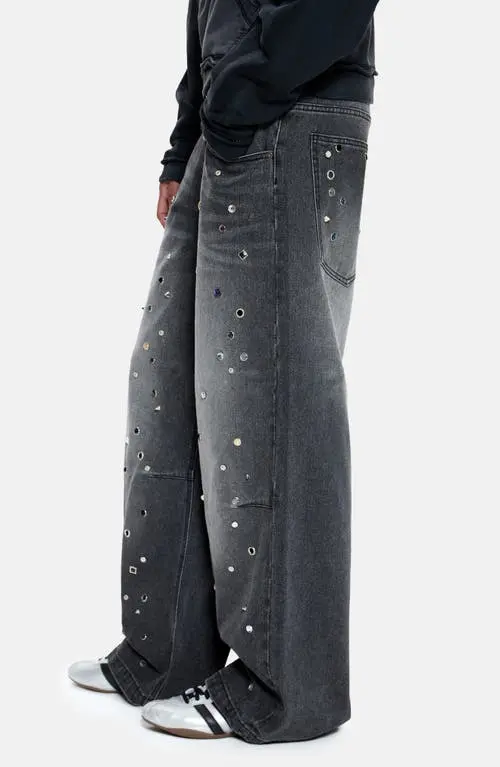 JADED LONDON Trixa Jewel Studded Colossus Jeans