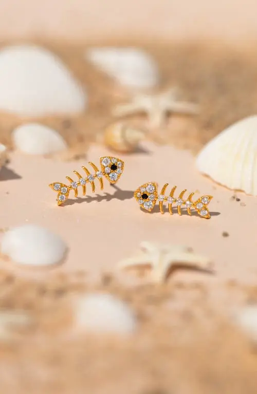 GIRLS CREW Bone To Pick Stud Earrings