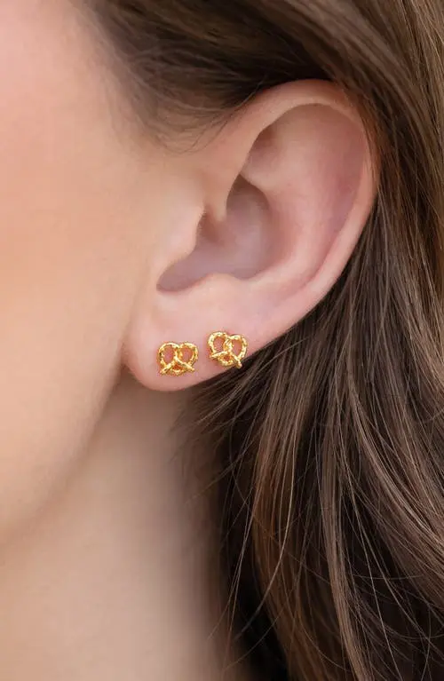GIRLS CREW Pretzel Stud Earrings