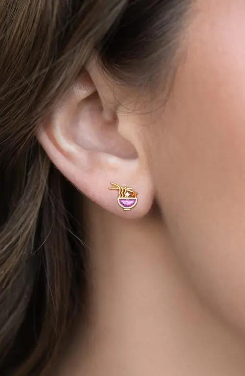 GIRLS CREW Ramen Stud Earrings