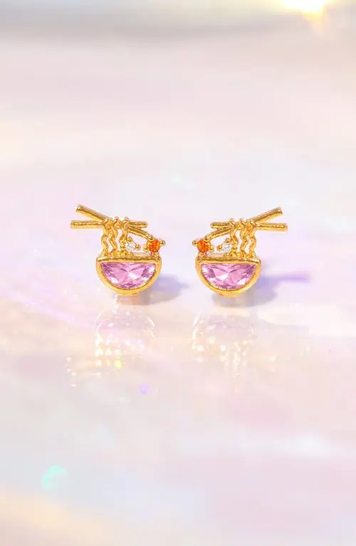 GIRLS CREW Ramen Stud Earrings