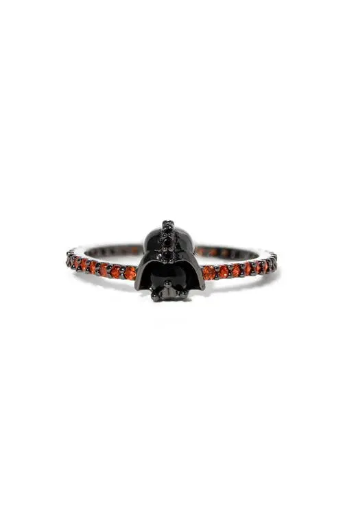 GIRLS CREW Star Wars™ Lord Vader Cubic Zirconia Ring - Gunmetal