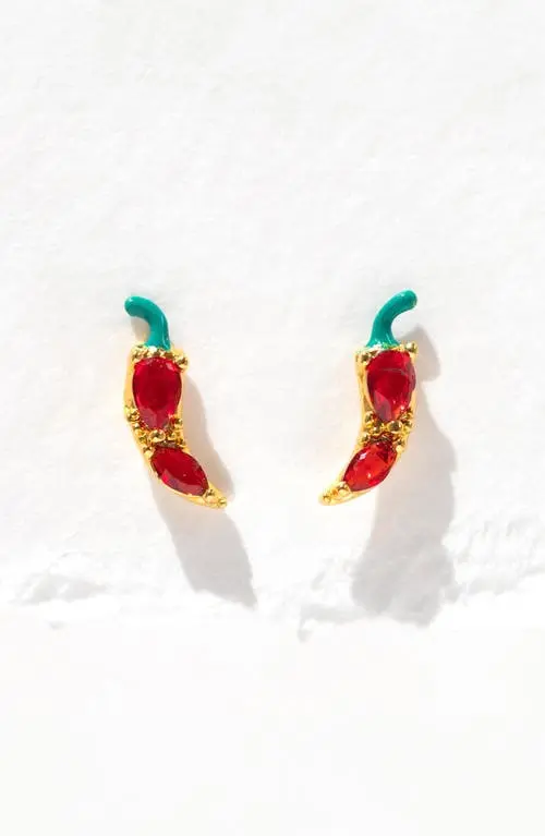 GIRLS CREW Chili Pepper Stud Earrings