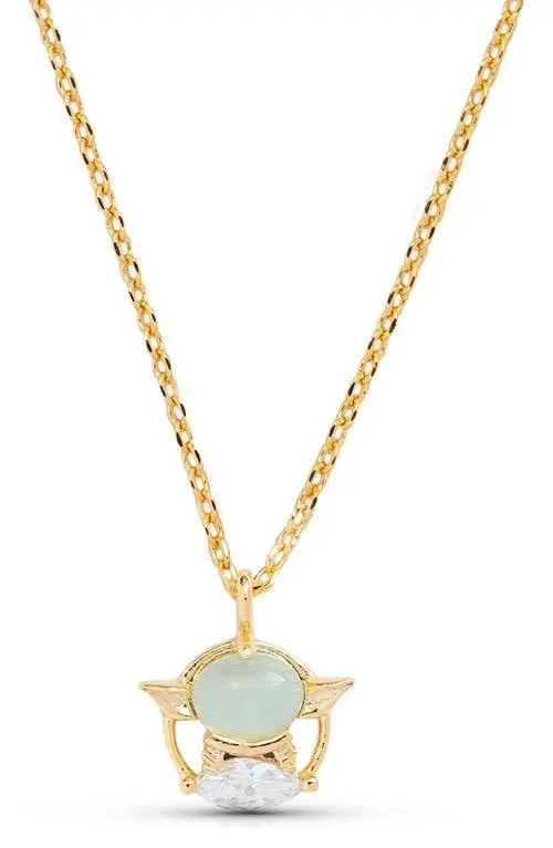 GIRLS CREW Star Wars Grogu Pendant Necklace - Gold