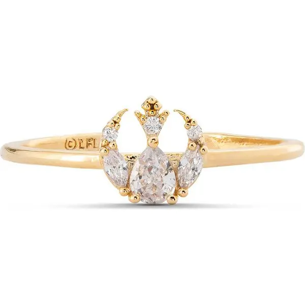 GIRLS CREW Star Wars™ Rebel Alliance Insignia Ring - Gold