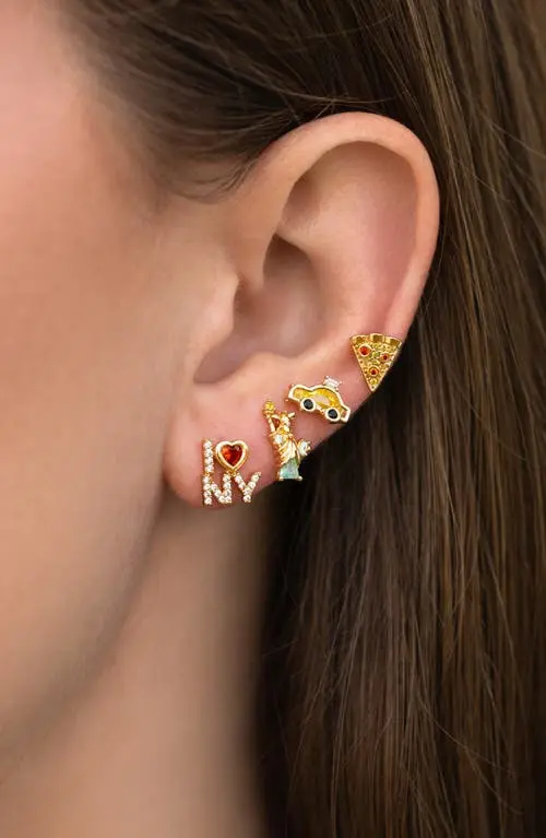 GIRLS CREW Big Apple Assorted Stud Earrings Set