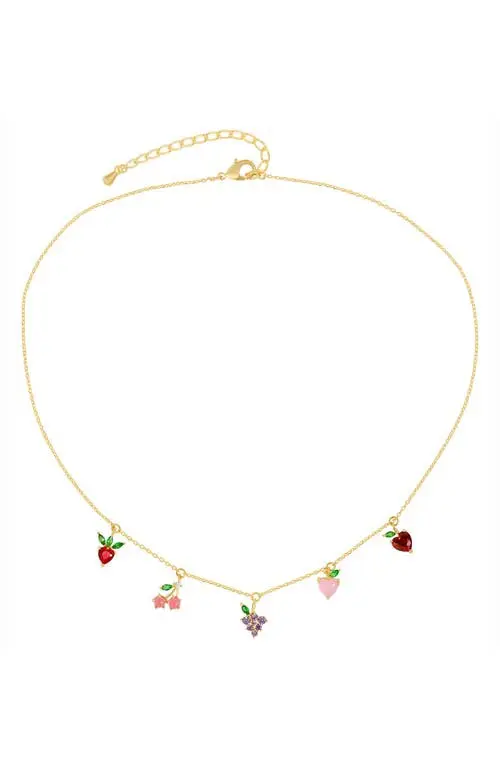 GIRLS CREW Fruit Basket Choker Necklace