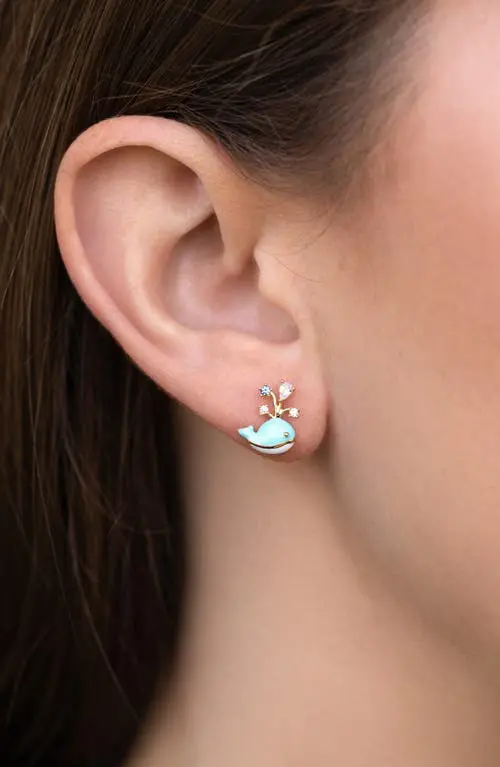 GIRLS CREW Whale Stud Earrings