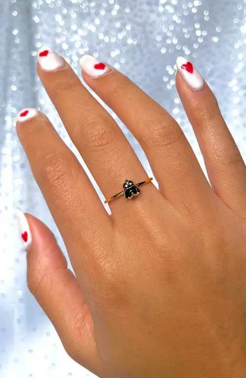 GIRLS CREW Star Wars™ Darth Vader Ring - Gold