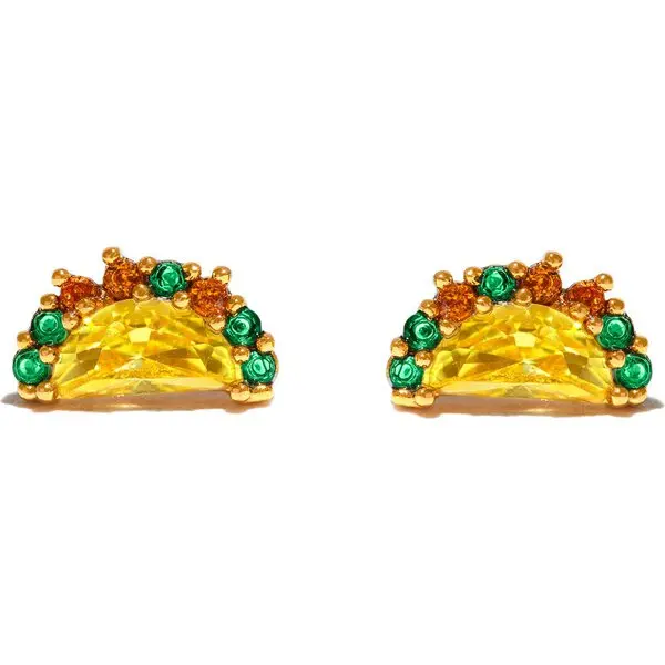 GIRLS CREW Taco Stud Earrings - Gold