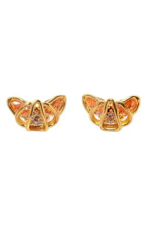 GIRLS CREW Croissant Stud Earrings - Gold