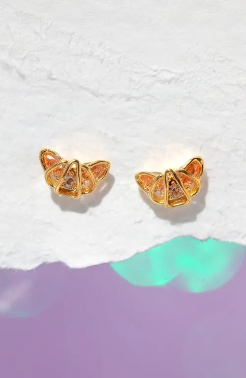 GIRLS CREW Croissant Stud Earrings