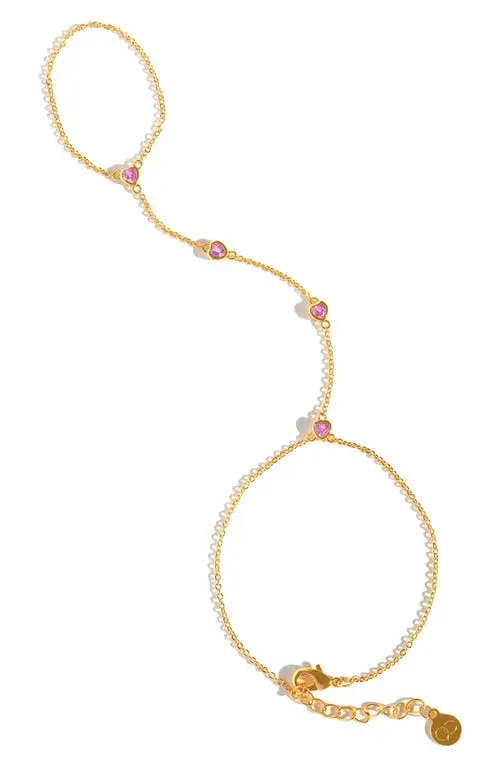 GIRLS CREW Te Amo Hand Chain Bracelet - Gold
