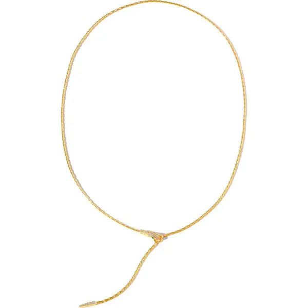 GIRLS CREW Viper Y-necklace - Gold