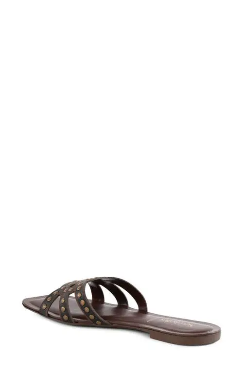 Seychelles Treasure Studded Slide Sandal - Black
