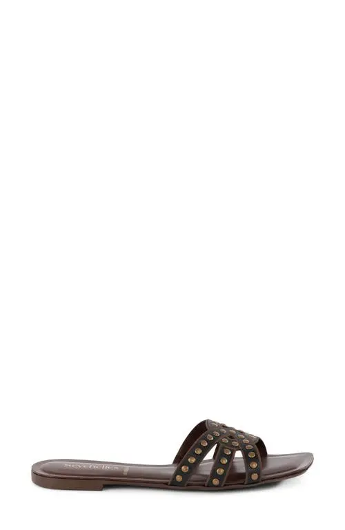 Seychelles Treasure Studded Slide Sandal - Black